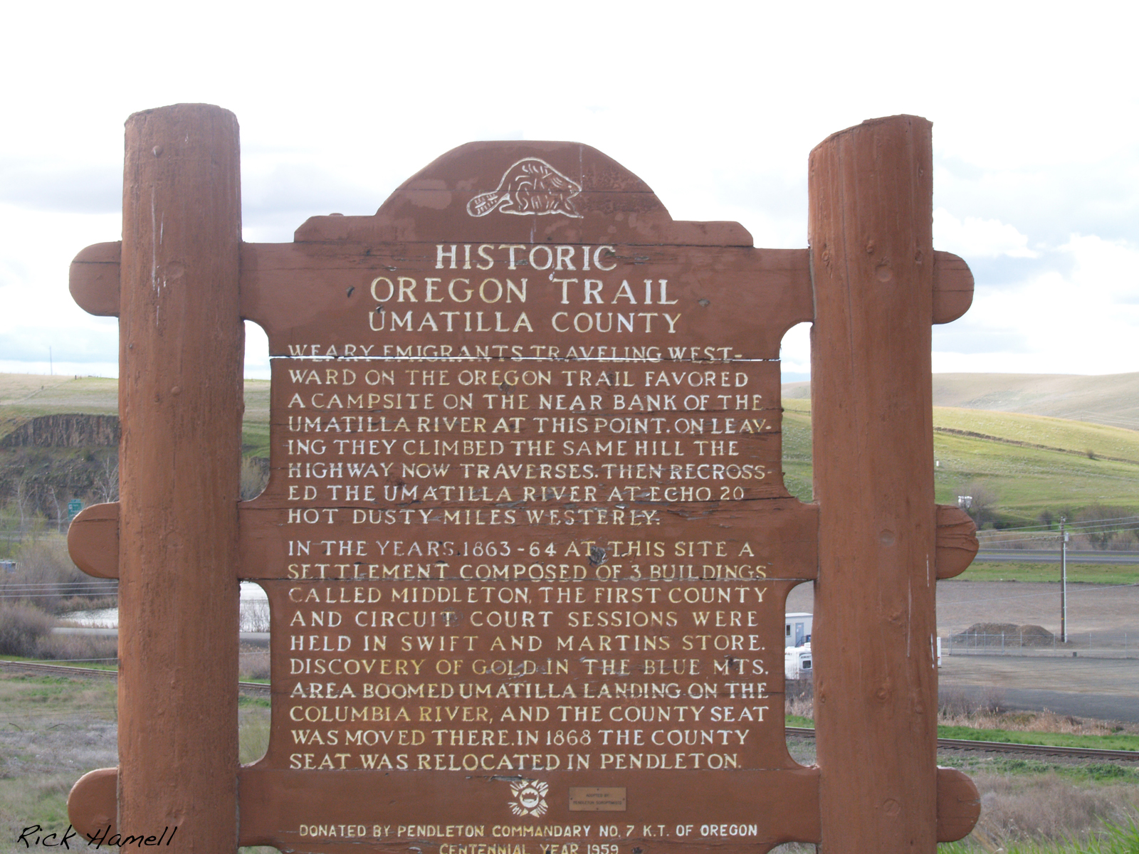 » Historic Oregon Trail; Umatilla County