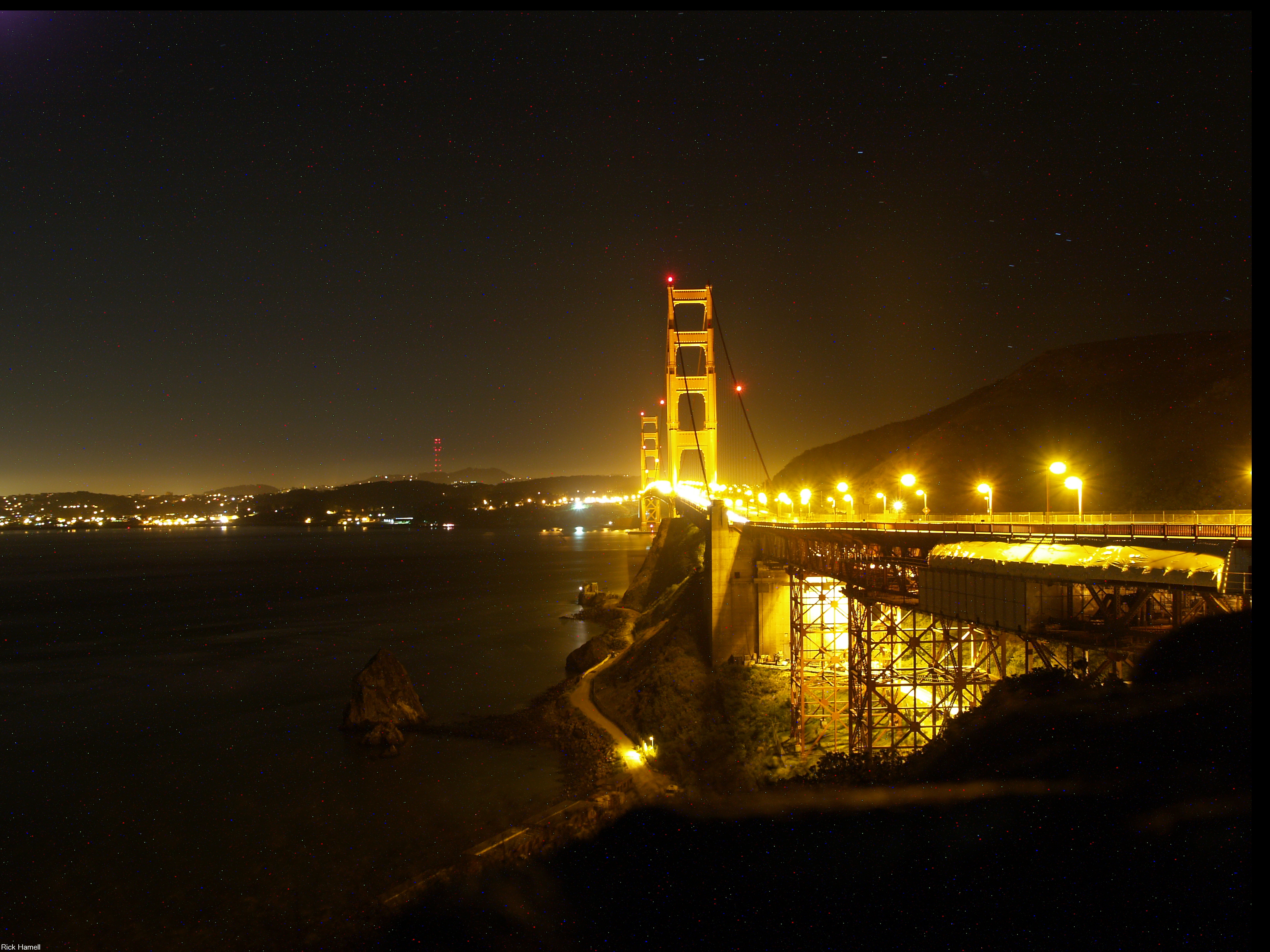 Golden Gate Bridge at Night - Pacific Northwest Photoblog
